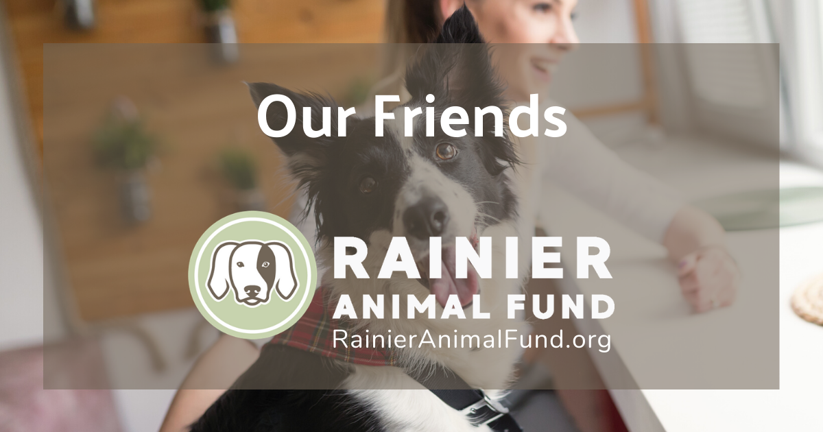Friends & Sponsors - Rainier Animal Fund - Working to Ensure Access to ...
