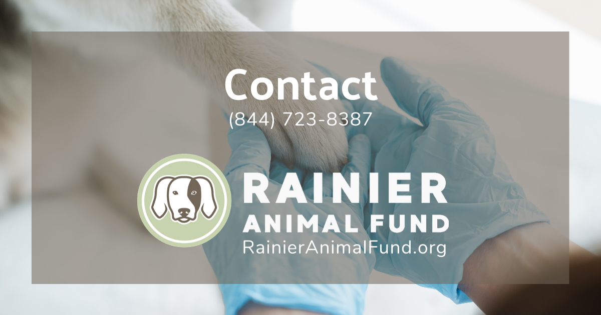 Contact - Rainier Animal Fund - Working to Ensure Access to Veterinary ...